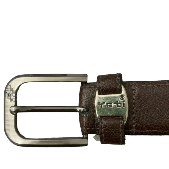 Yeti | Accessories | Yeti Nib Dark Brown Genuine Leather Belt | Poshmark